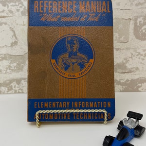 Vintage Auto Mechanics Reference Manual | Auto Mechanic Gift | 1940's ...