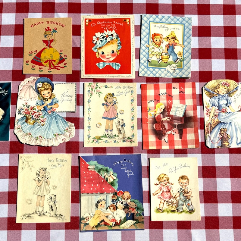 1950s Greeting Card - Etsy