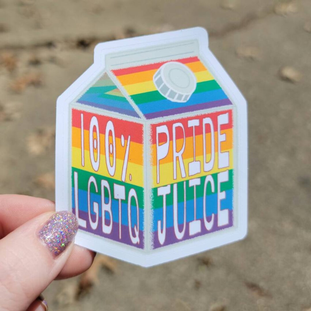 Pride Juice Sticker - Etsy