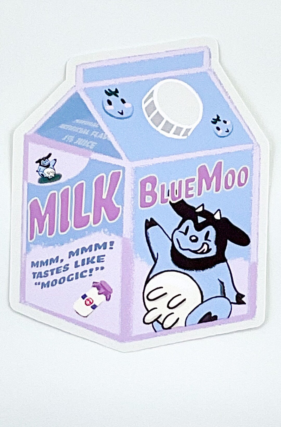 Miltank Sticker Blueberry Milk - Etsy