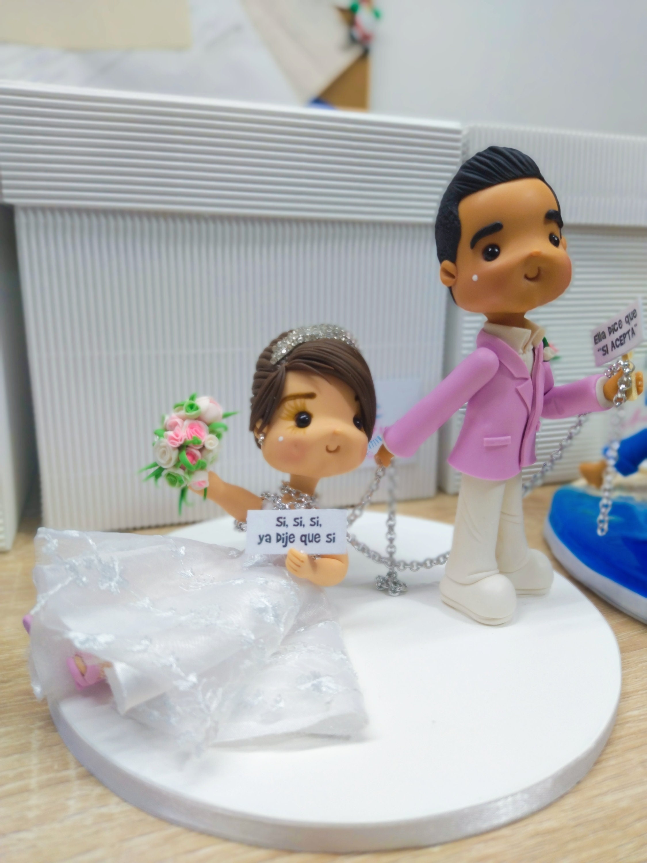 Bride Dragging Groom Cake Topper / Funny Wedding Topper From Mr. & Mrs ...