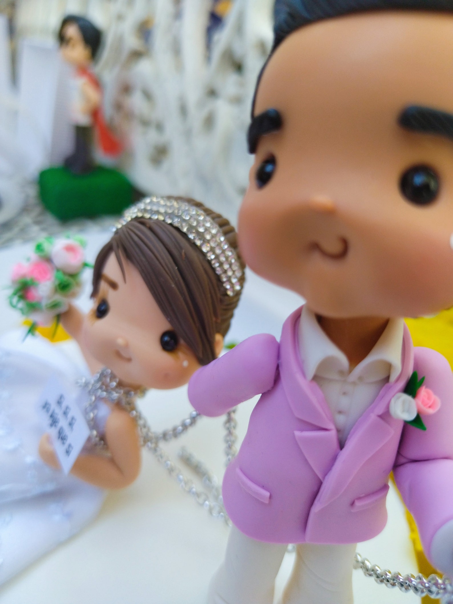 Bride Dragging Groom Cake Topper / Funny Wedding Topper From Mr. & Mrs ...