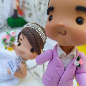 Bride Dragging Groom Cake Topper / Funny Wedding Topper From Mr. & Mrs ...