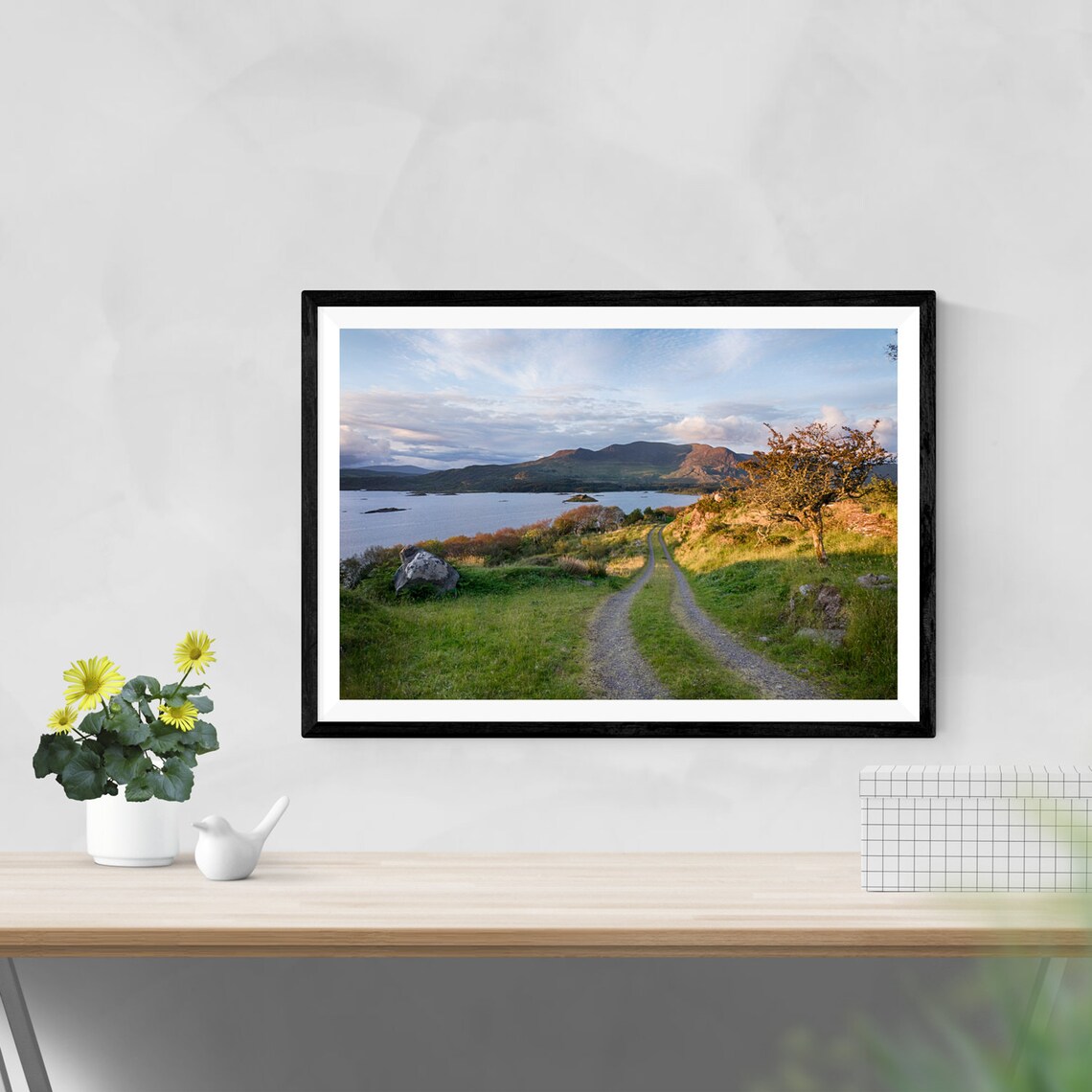 Original Photo Ireland Pretty Kerry Sunset Lake Landscape | Etsy