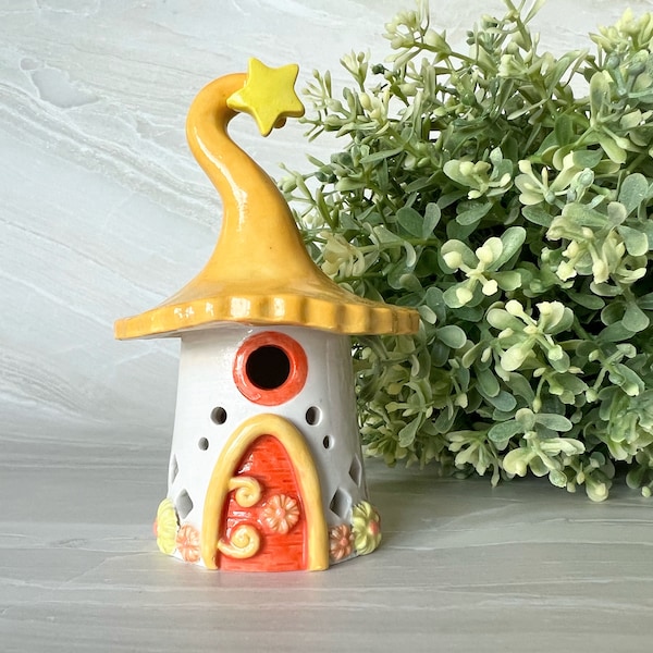 Ceramic Fairy House to Paint - Etsy