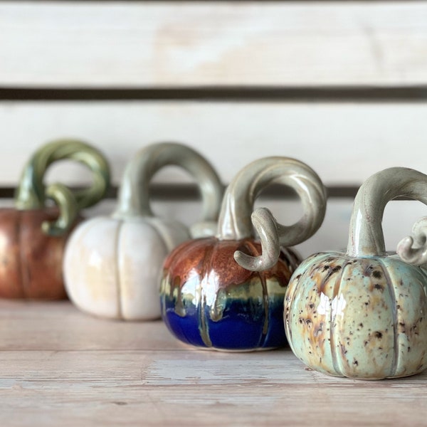 Ceramic Pumpkins Decor - Etsy