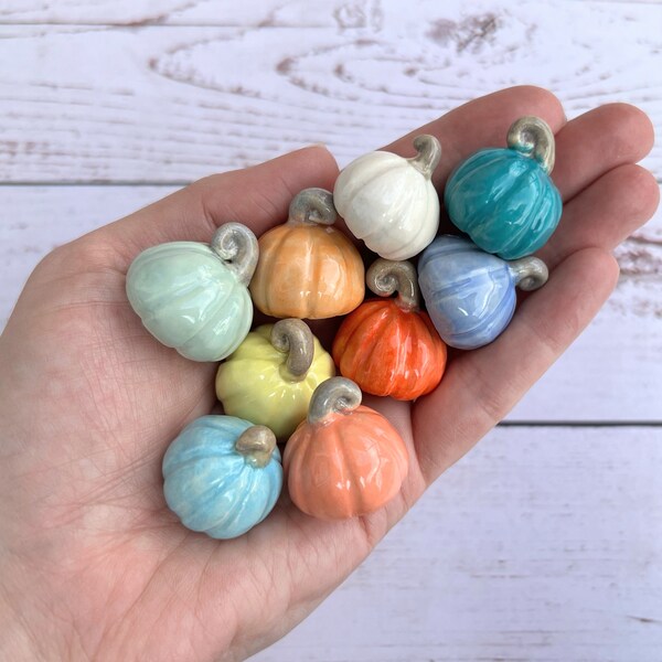 Ceramic Pumpkins Decor - Etsy