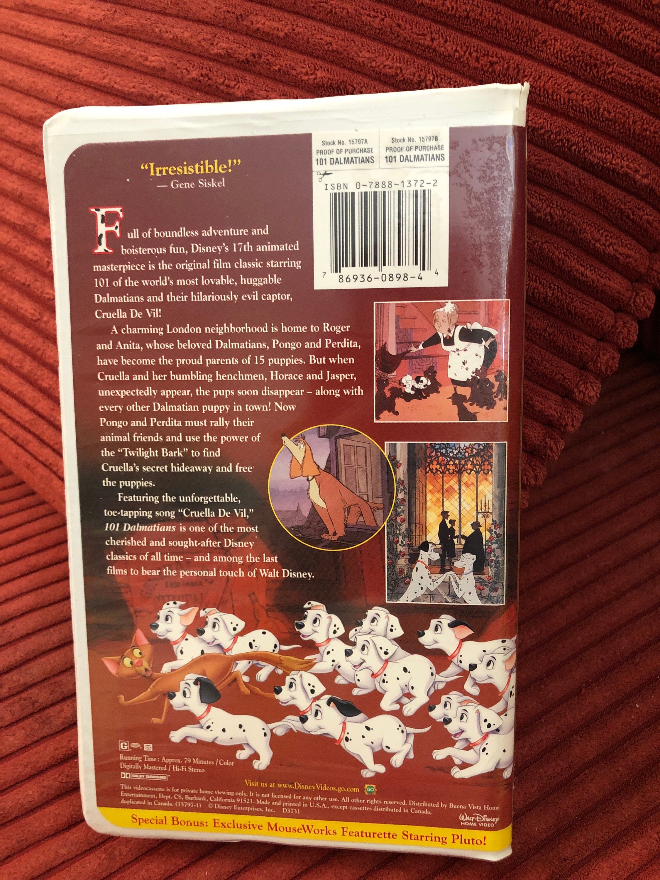 101 Dalmatians 1999 Vhs