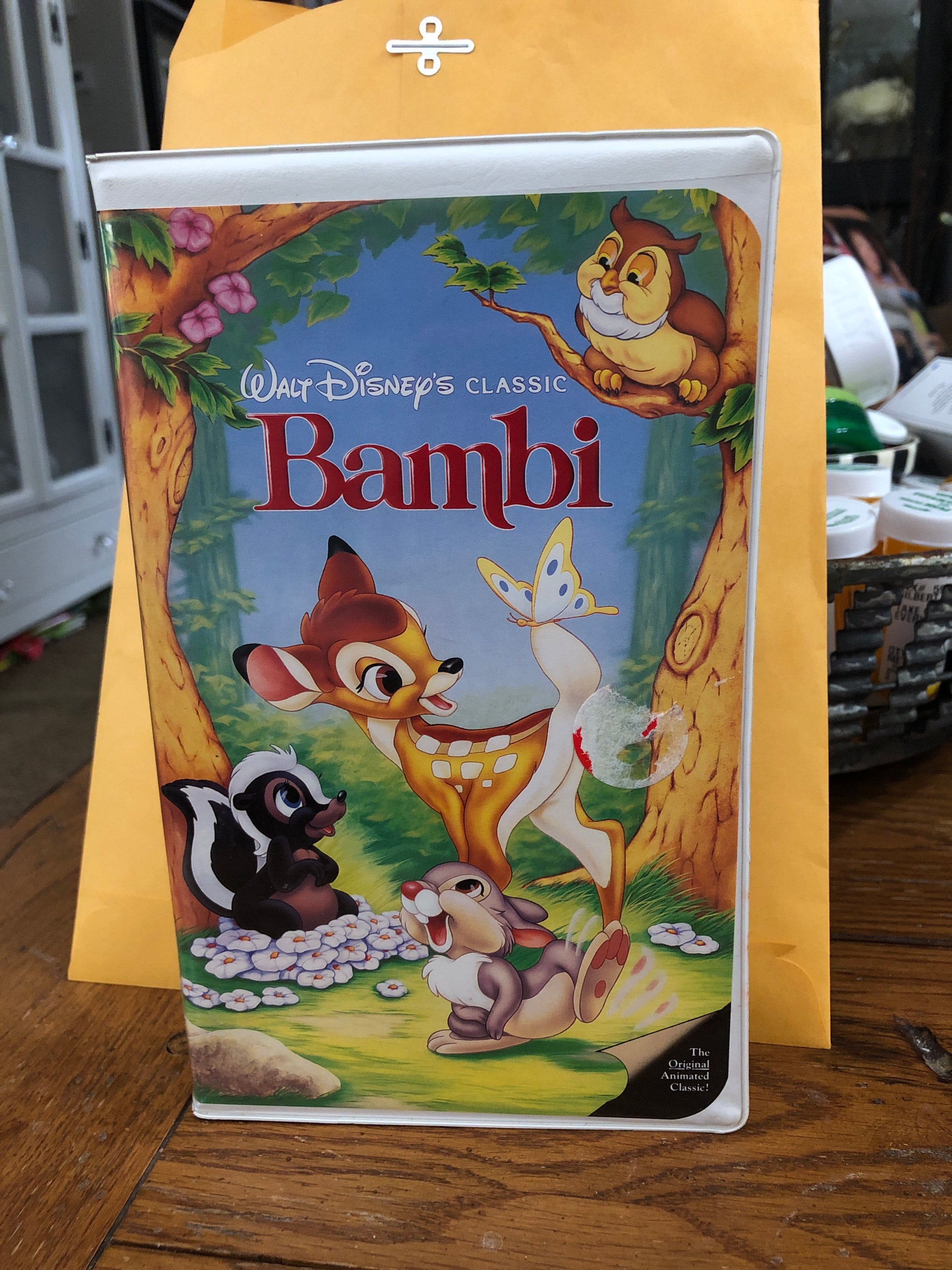 Bambi Vhs 1942 Film Walt Disney Classic Black Diamond Used Etsy