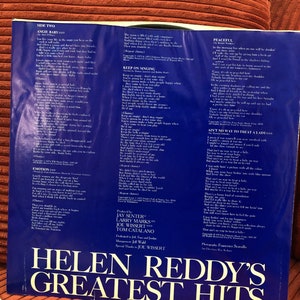 Helen Reddys Greatest Hits 1972-1975 - Etsy