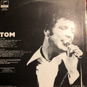 Tom Jones Vinyl ‘tom’ 1970 Parrot Stereo XPAS-71037 London Records - Etsy