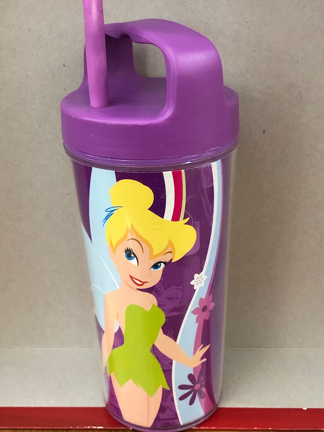 Disney Store Tinkerbell Tumbler With Straw and Handle - Etsy