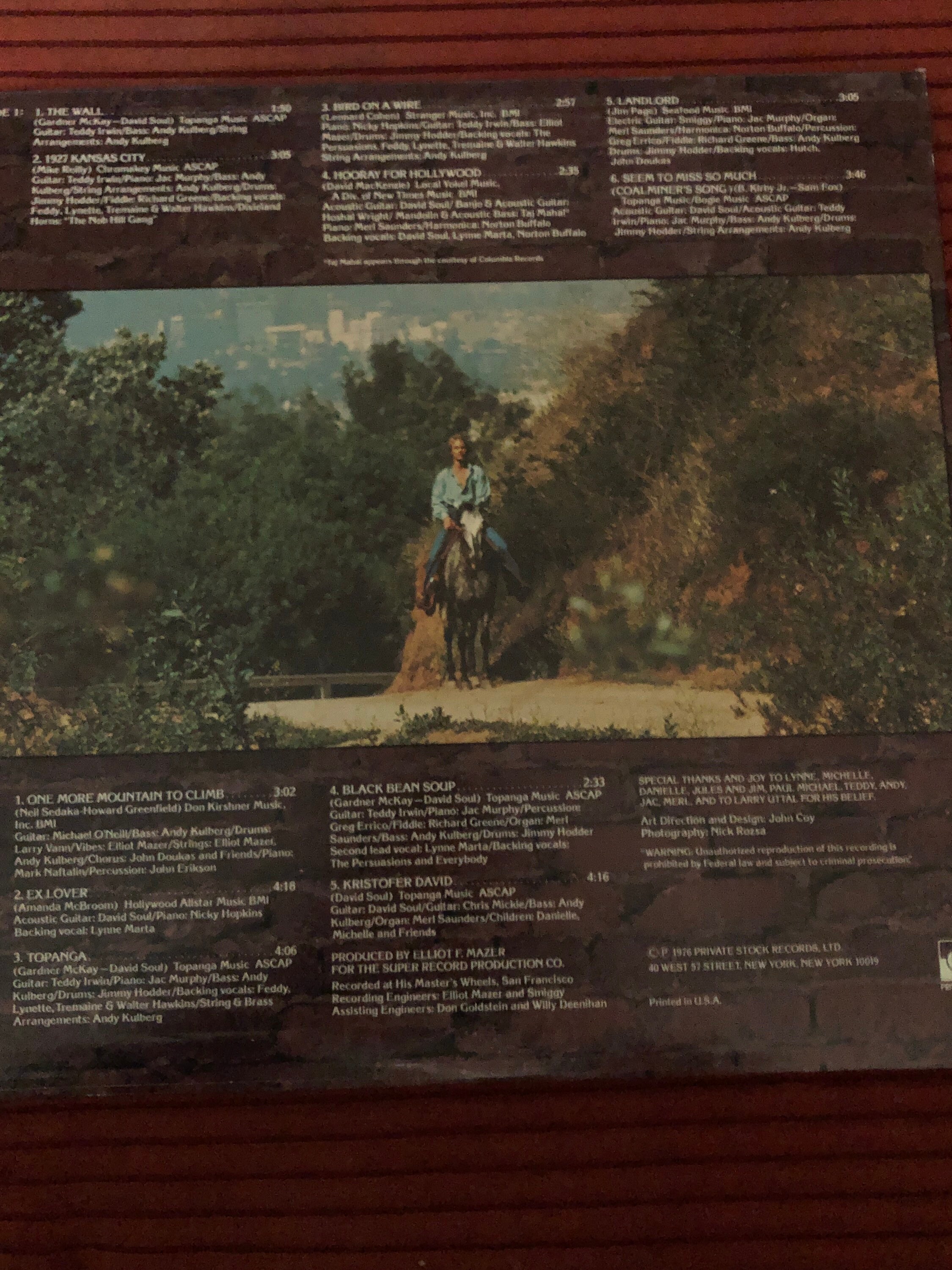 David Soul LP 11 Songs 1976 Private Stock Records - Etsy