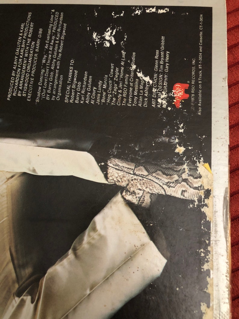 Andy Gibbs Shadow Dancing Vinyl 1978 - Etsy