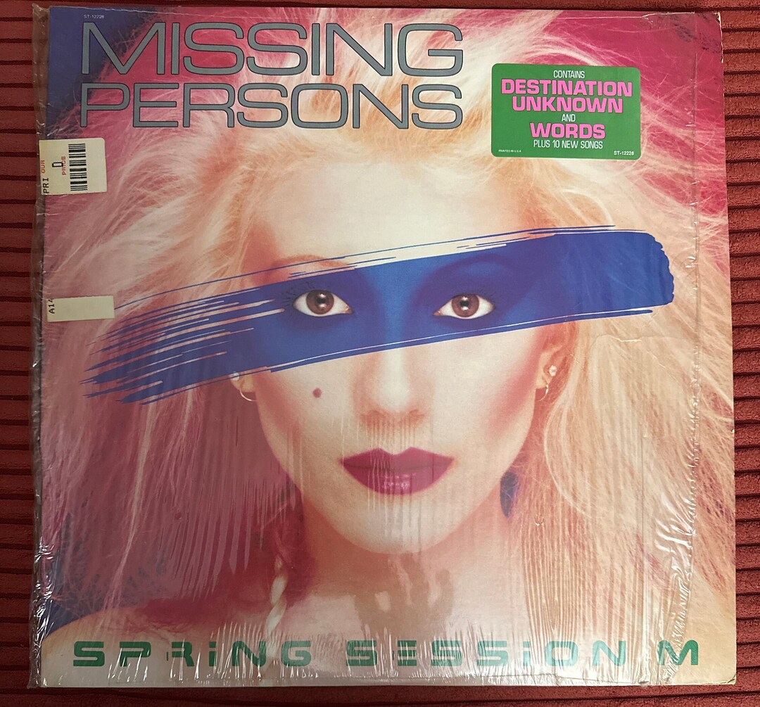 Missing Persons ‘spring Session M’ Vinyl 1982 Capitol Records - Etsy