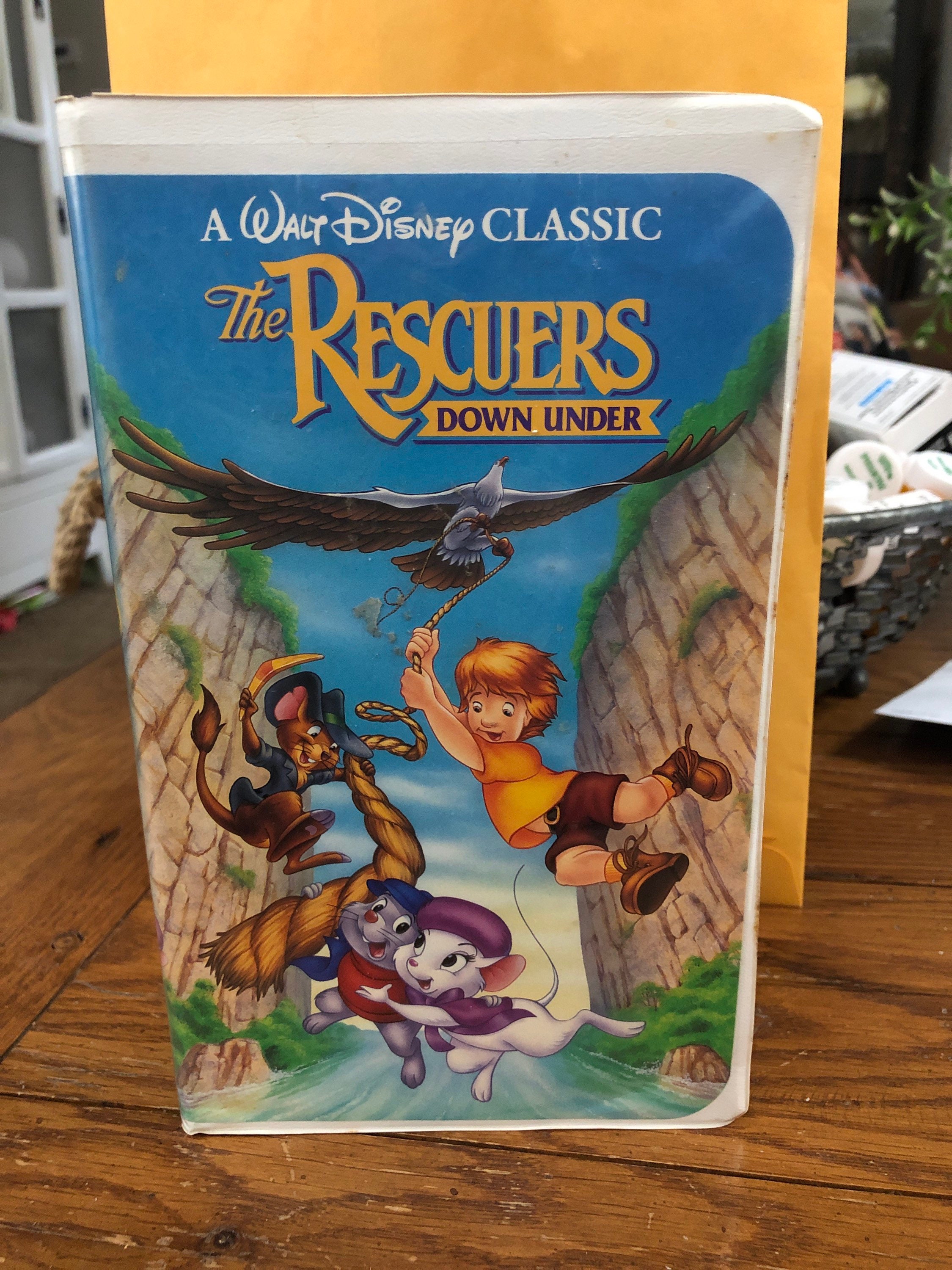 The Rescuers Down Under VHS 1990 Film Black Diamond Used Copy - Etsy
