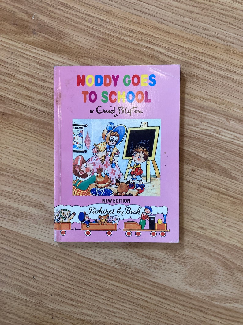 Noddy Goes to School Enid Blyton Current 93 - Etsy