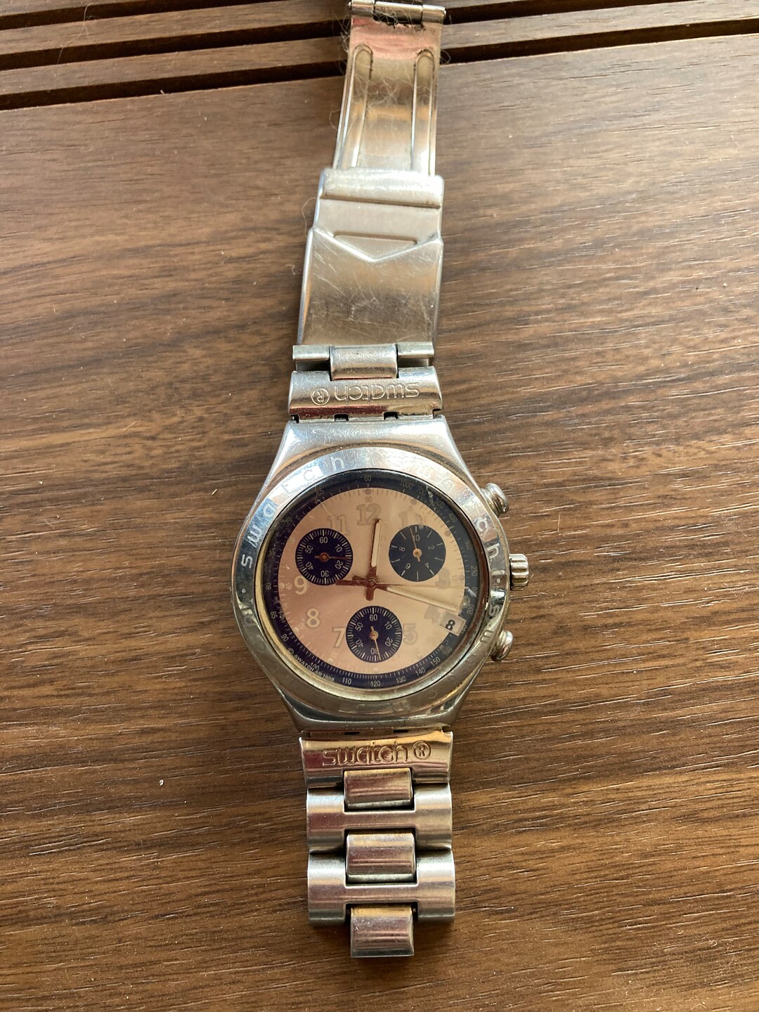 Swatch Secret Agent Silver Stainless Steel - Etsy