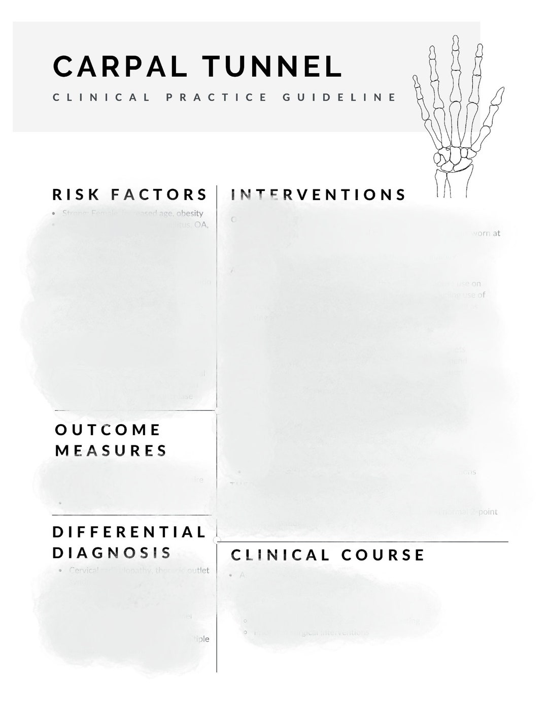 Carpal Tunnel Clinical Practice Guideline Study Guide, Physical Therapy ...