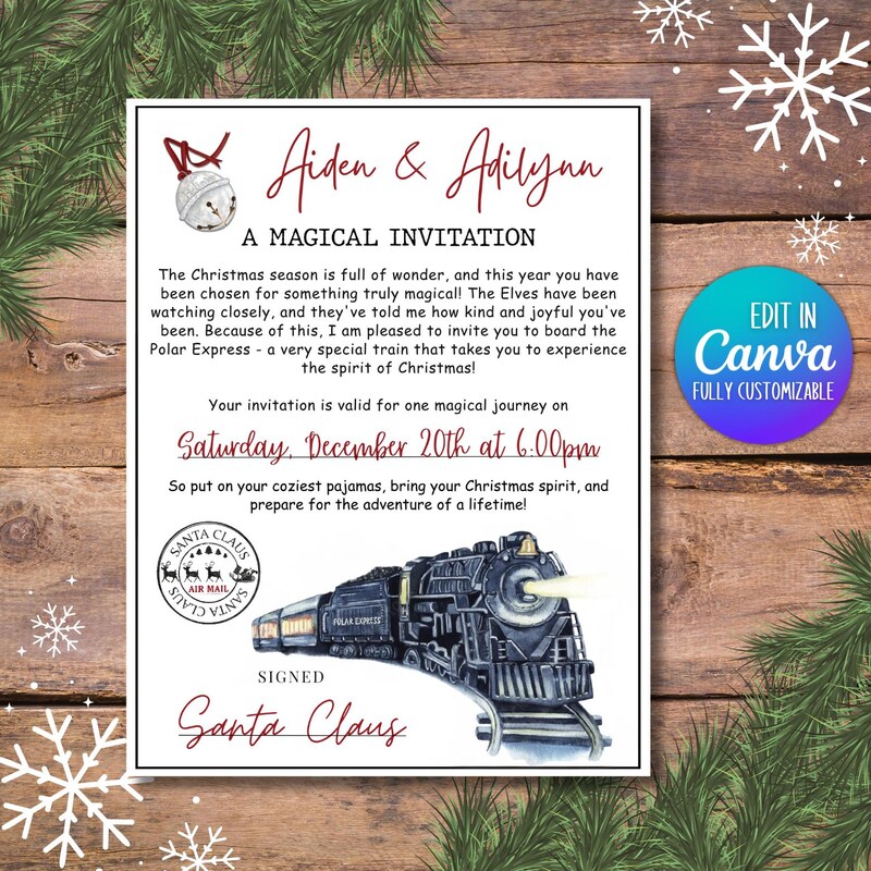 The Train Christmas Movie - Etsy