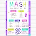 MASH Birthday Invitation | MASH Birthday Party | Digital File - Etsy