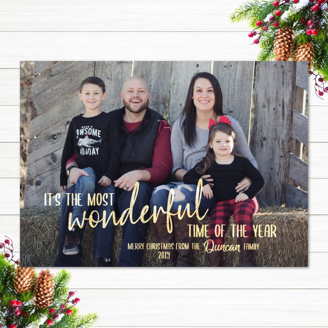 Digital Christmas Card Printable Christmas Card - Etsy
