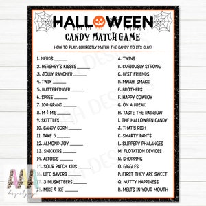 Halloween Candy Match Game | Halloween Matching Game | Halloween Candy ...