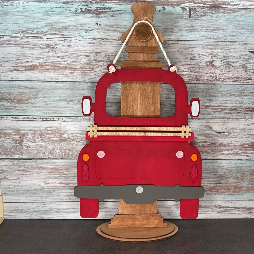 Hanging Interchangeable Farmhouse Truck Starter Hanging Truck Finished ...