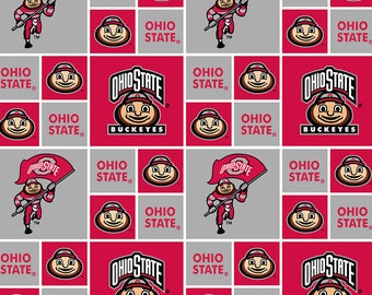 Ohio State University Fabric - Etsy