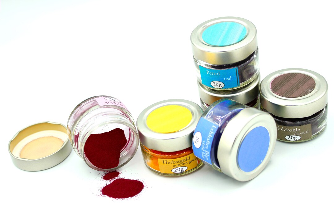 Set avec 5x colorant acide de votre choix concentré, non toxique pour ...