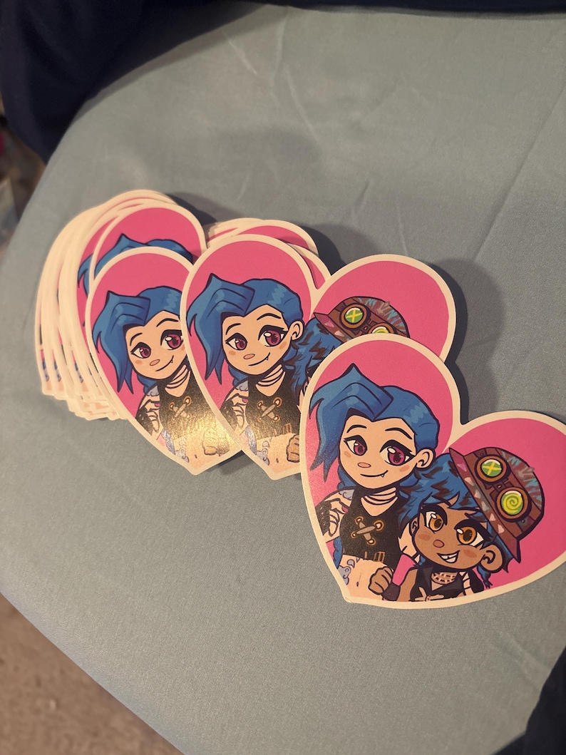 Arcane Lol League of Legends Jinx and Isha Sticker 4” - Etsy