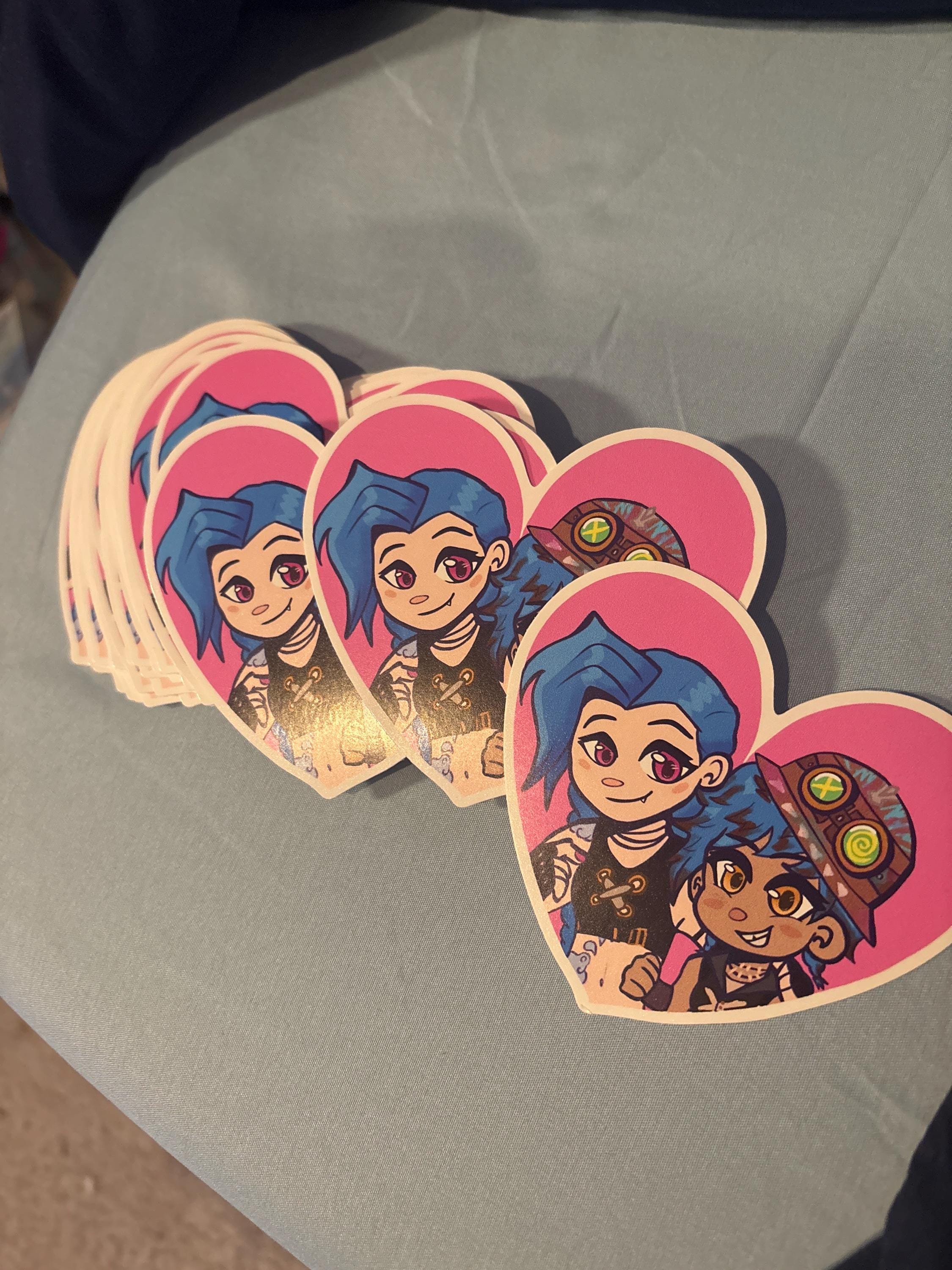 Arcane Lol League of Legends Jinx and Isha Sticker 4” - Etsy
