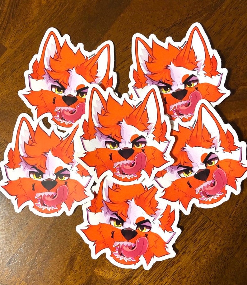 Furry Fursuit Copper Husky Sticker - Etsy