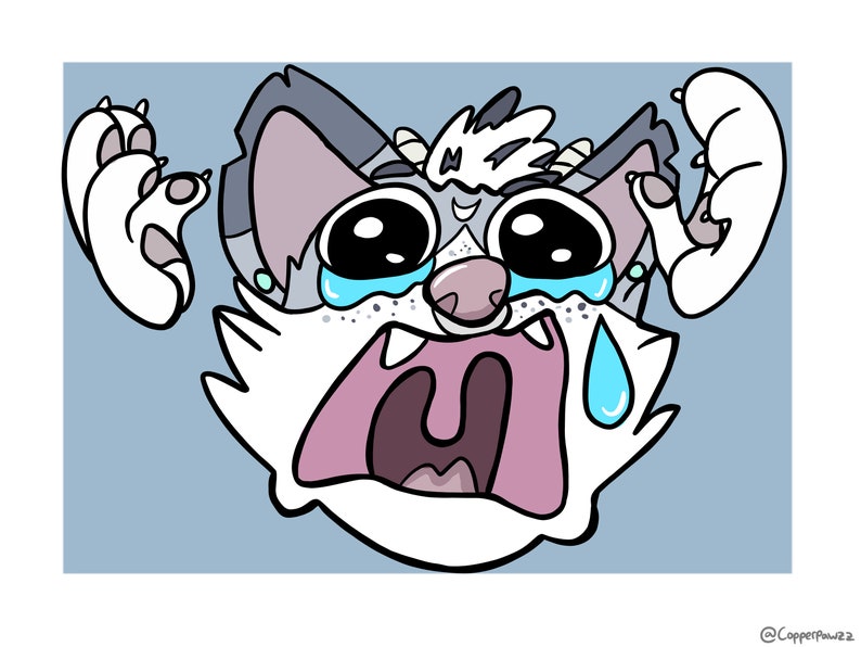 Screaming Meme Furry Lineart Base P2U - Etsy