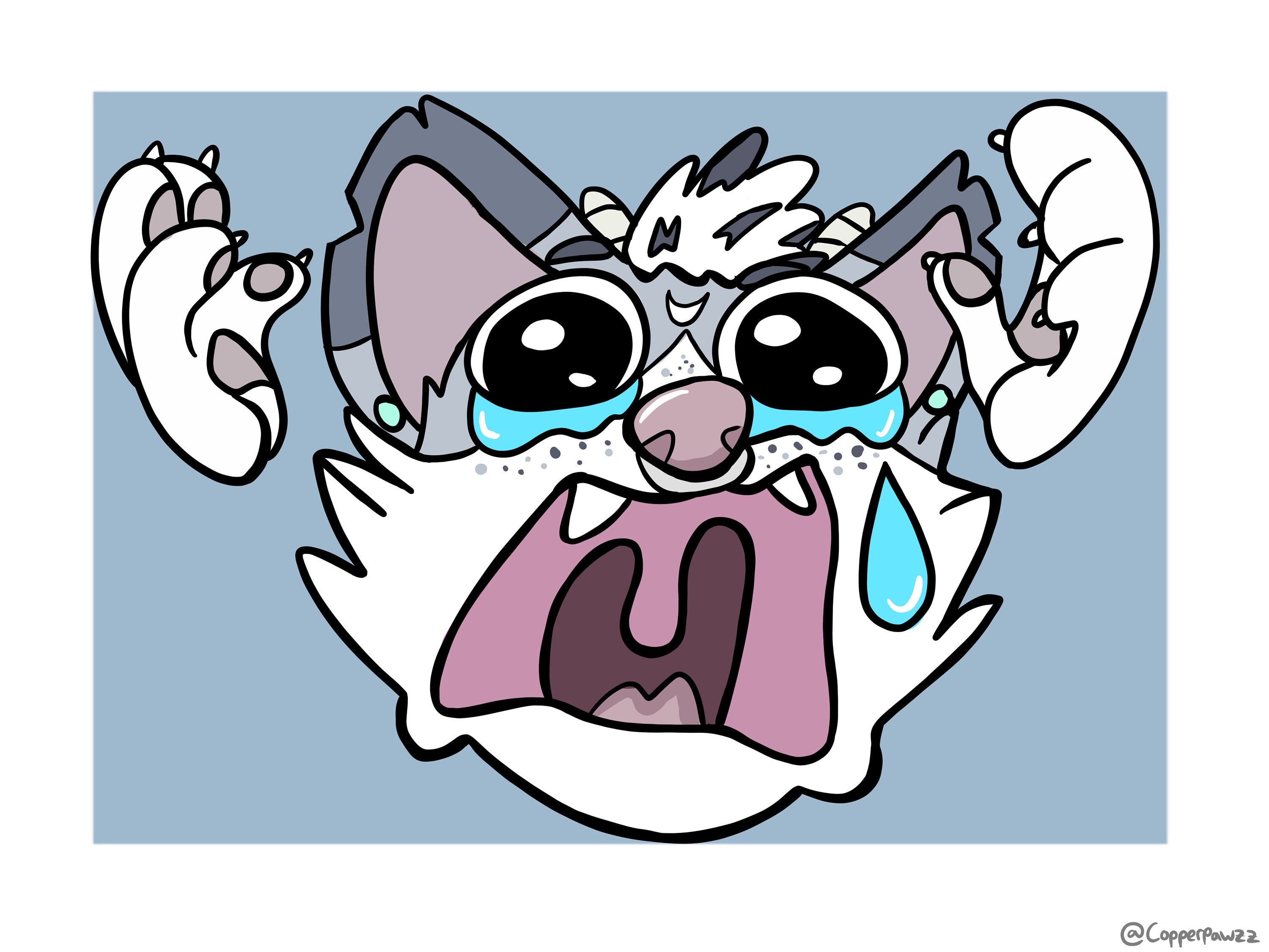 Screaming Meme Furry Lineart Base P2U - Etsy