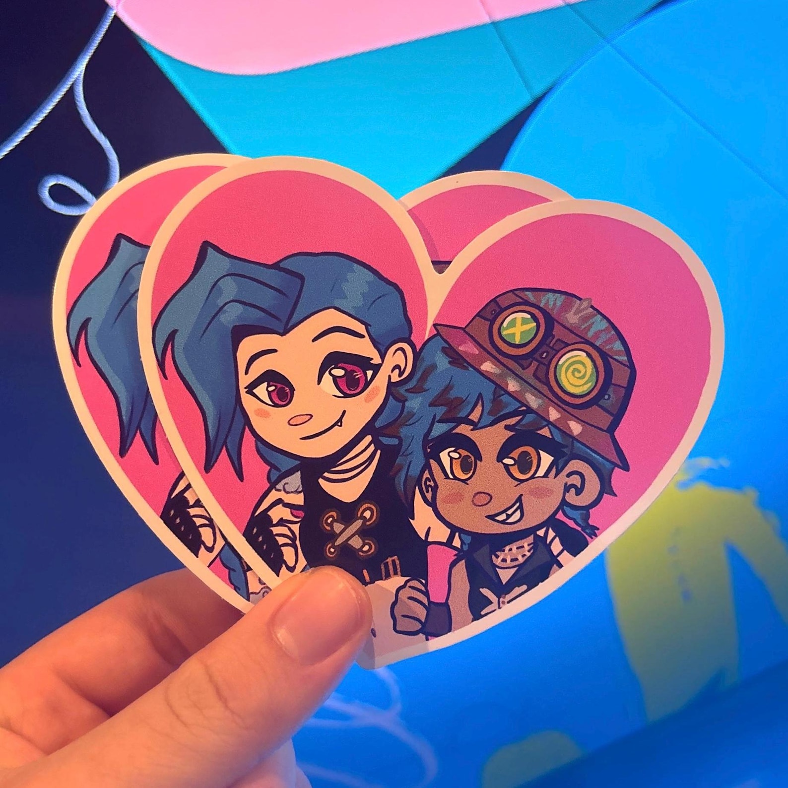 Arcane Lol League of Legends Jinx and Isha Sticker 4” - Etsy