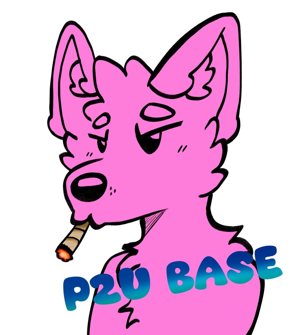 Smoke Furry P2U Pay to Use Base Art Meme - Etsy