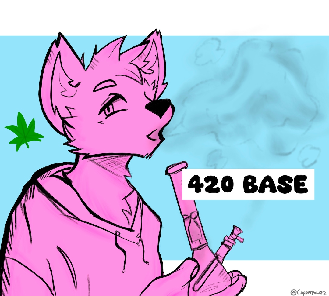 420 Furry Lineart Base P2U - Etsy