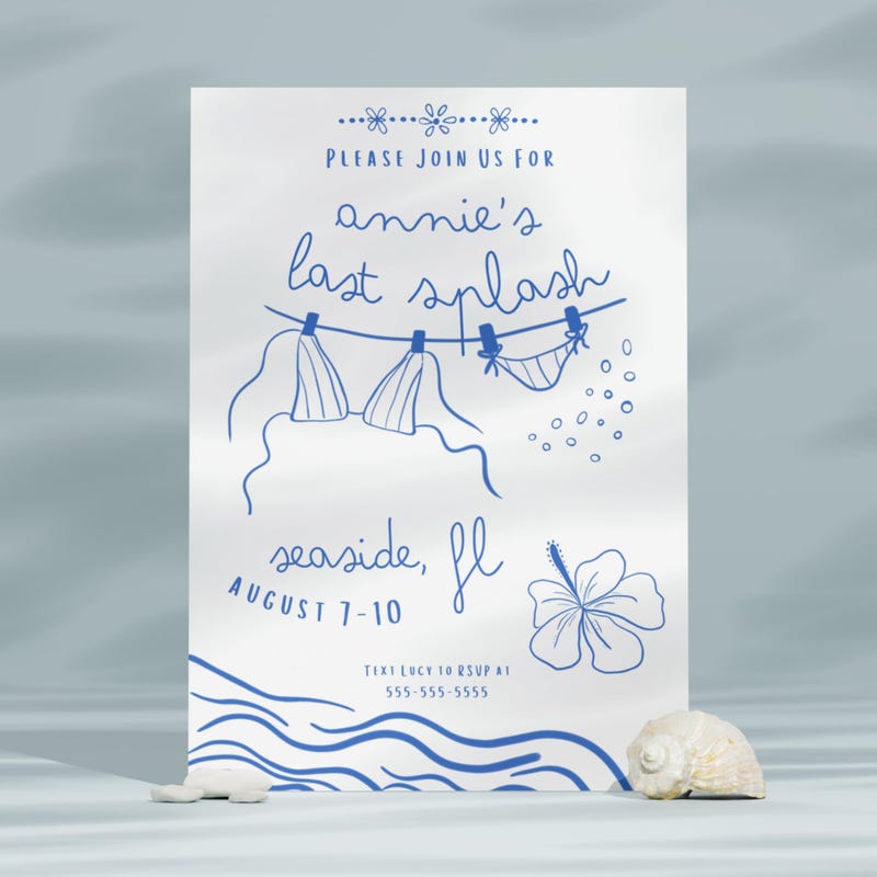 Last Splash Bachelorette - Etsy