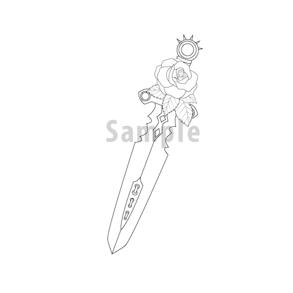 Coloring Pages Sword