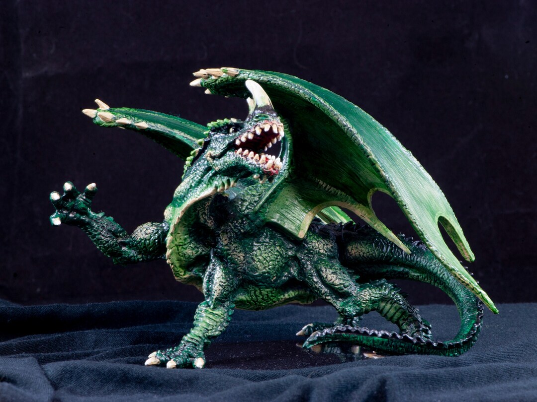 Gargantuan Green Dragon- Pathfinder Deep Cuts- Hand-painted - Etsy