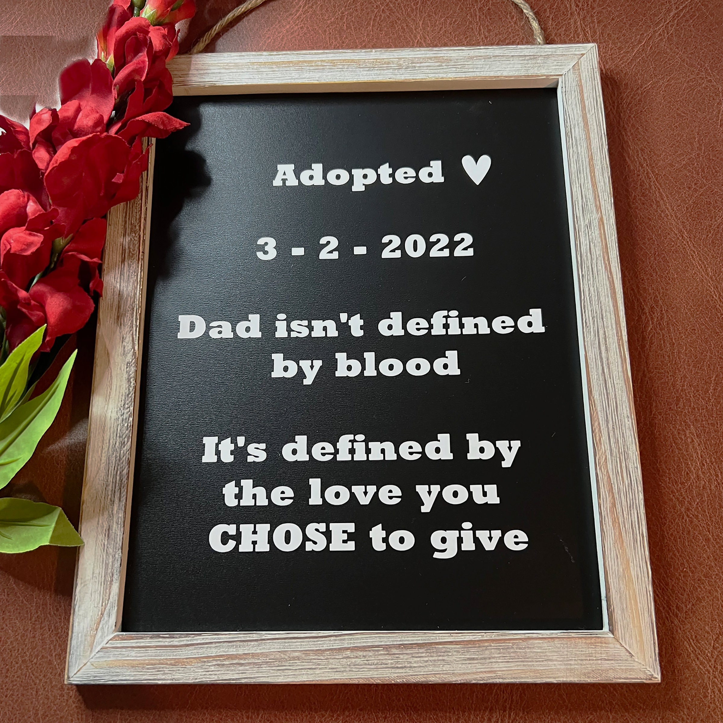 Adoption Chalkboard Sign Adoption Sign Officially Family - Etsy