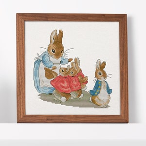 Peter Rabbit Cross Stitch Chart Instant Digital Download PDF | Nursery ...