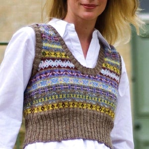 Fair Isle Vest - Etsy Fair Isle Vest - Etsy