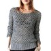 Chunky Mesh Fitted Top, Knitting Pattern | Women's Sweater Casual but ...