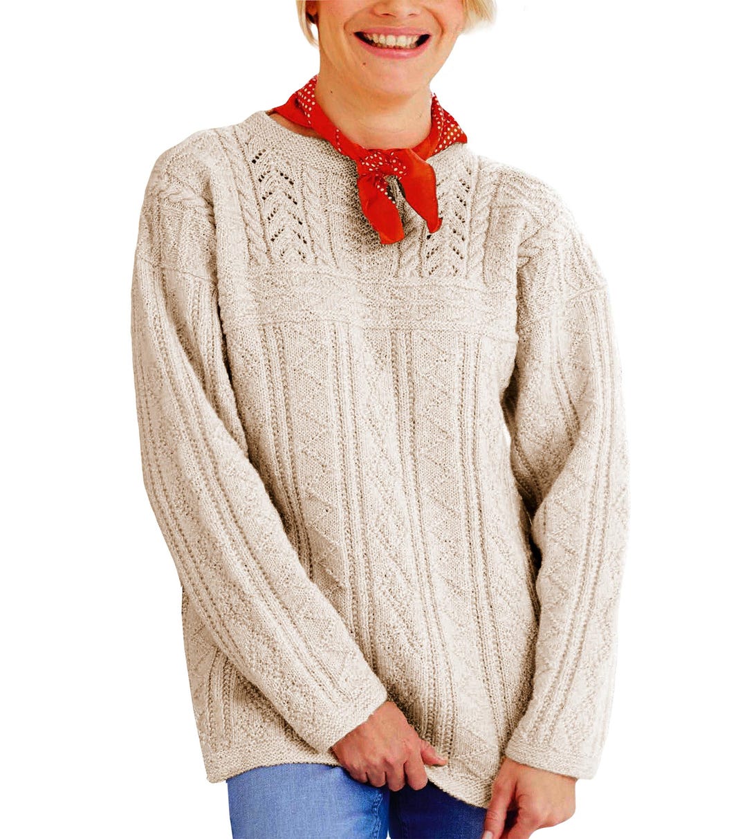 GUERNSEY Sweater Knitting Pattern | Classic Gansey, Irish Fisherman ...