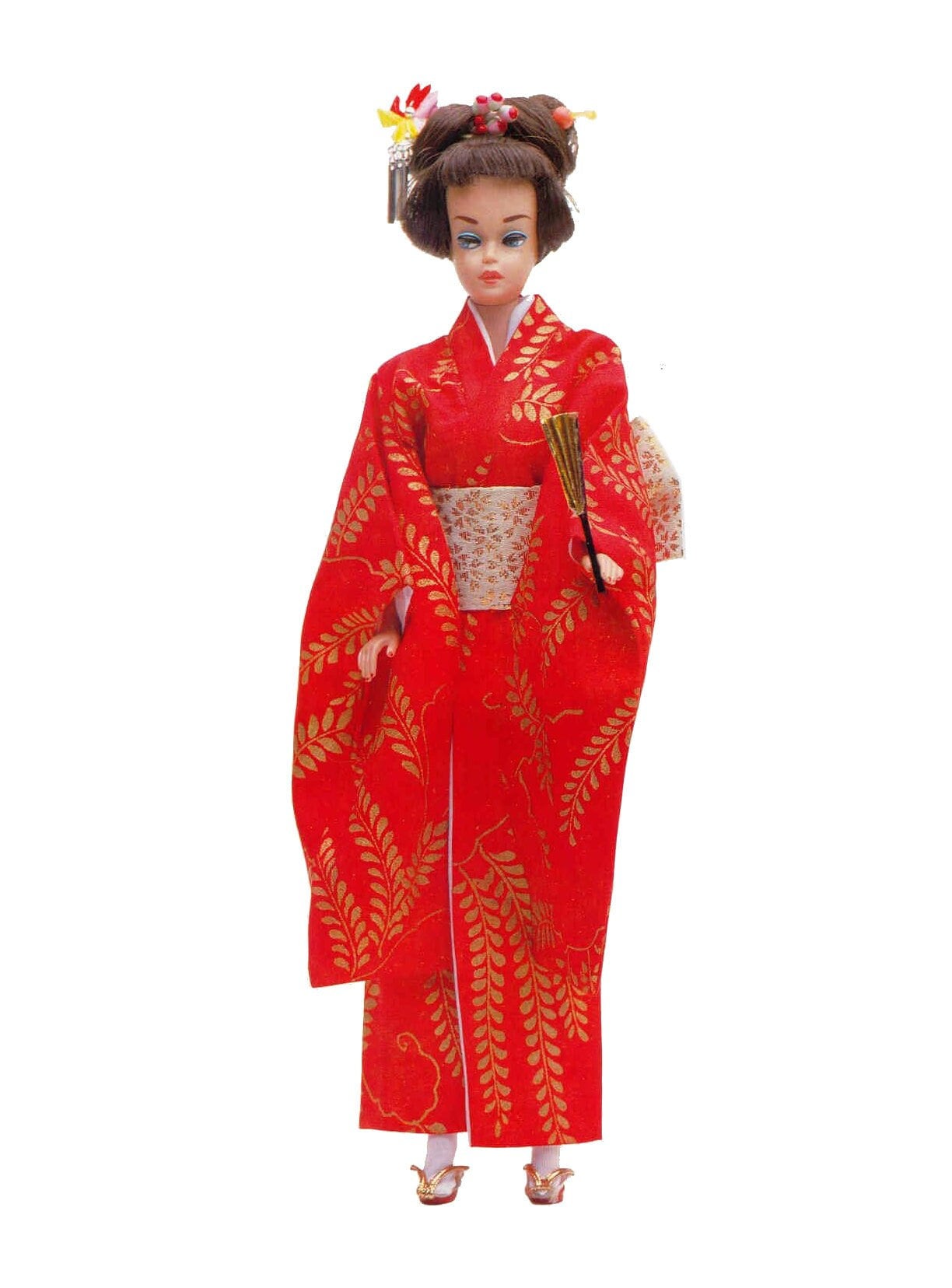 11.5" Inch Doll Clothes Japanese Kimono Outfit | 60s Fashion Doll ...