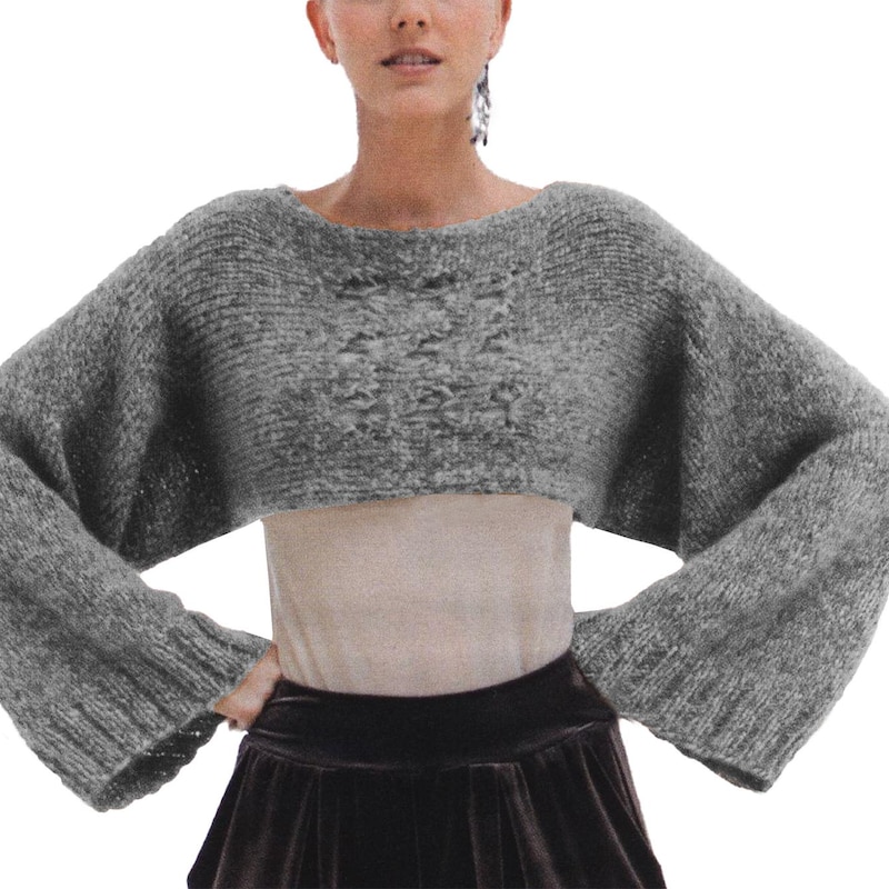 Crop Sweater - Etsy