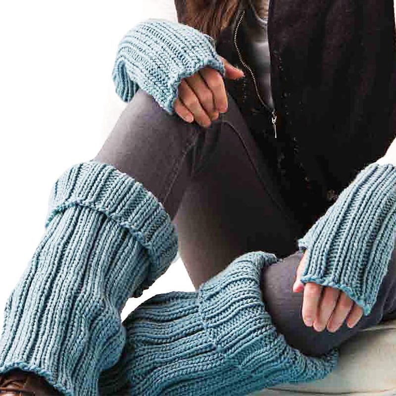 Leg Warmers and Glove Set - Etsy