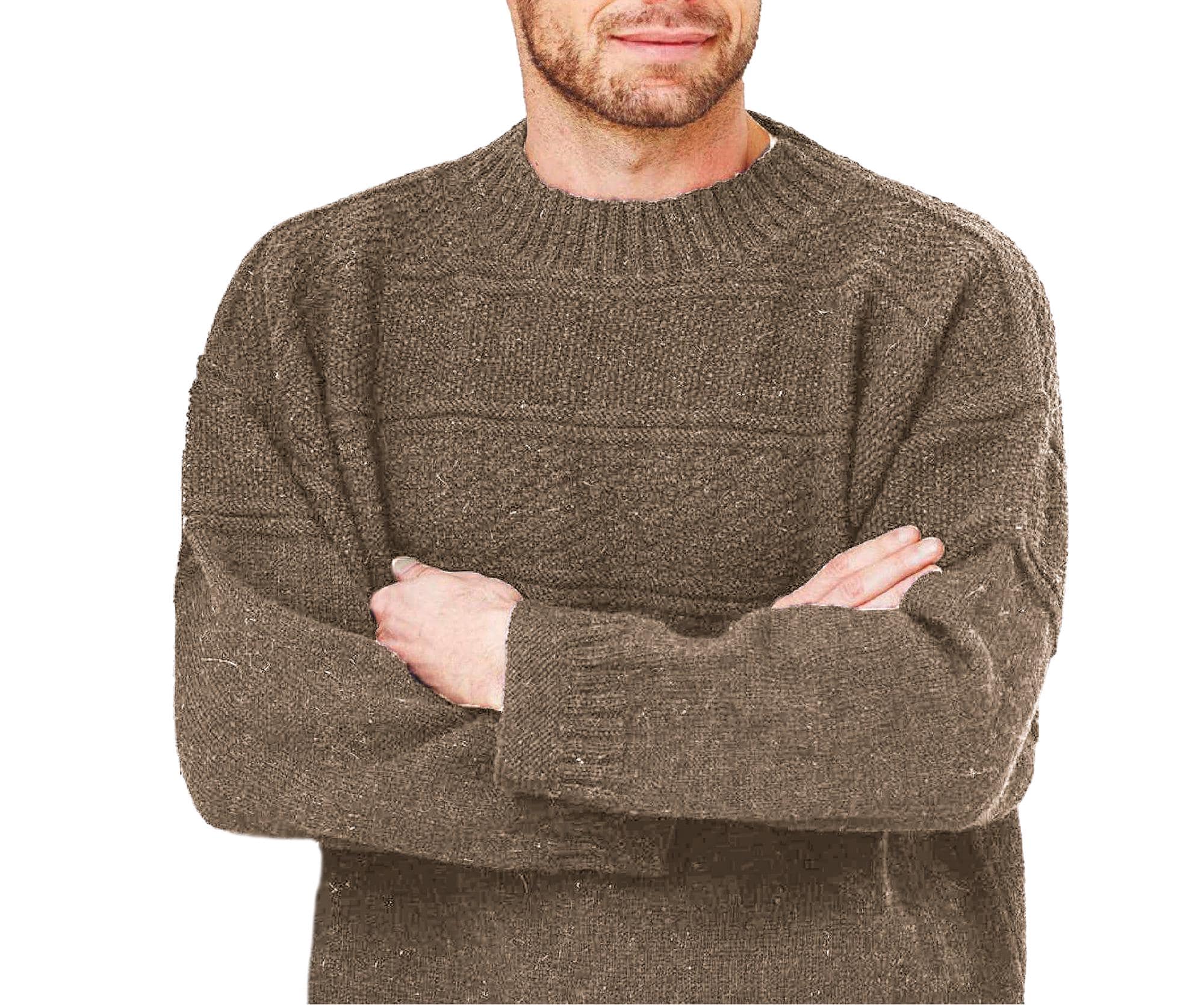 Men's GUERNSEY Sweater, Easy Knitting Pattern | Basic Gansey Pattern ...